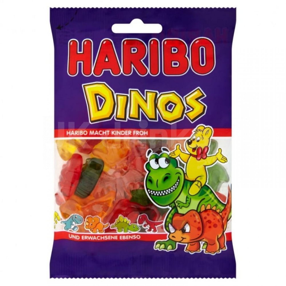 Haribo Dinos 100g | JK Drinks shop
