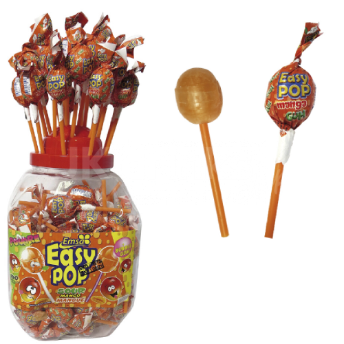 Easy Pop lízátka Mango se žvýkačkou 16g | JK Drinks shop