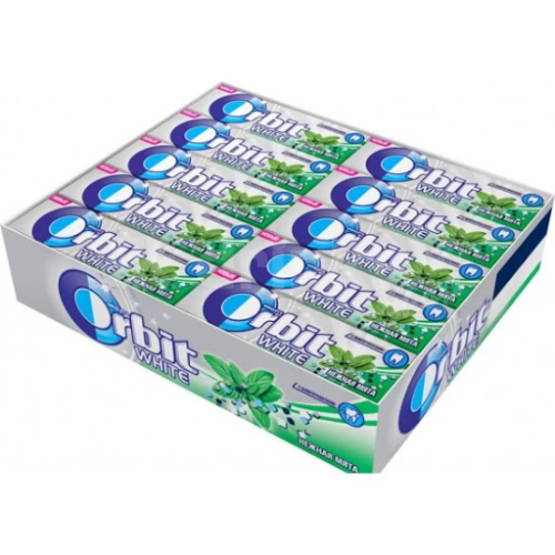Orbit žvýkačky White Spearmint 30x14g | JK Drinks shop