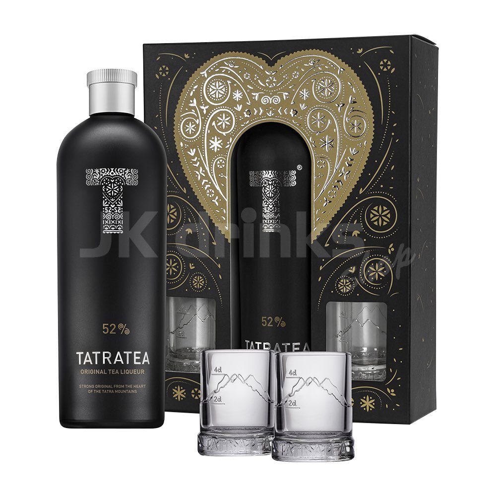 Tatratea Original Tea Liqueur 52% 0,7l + 2 pohárky | JK Drinks shop