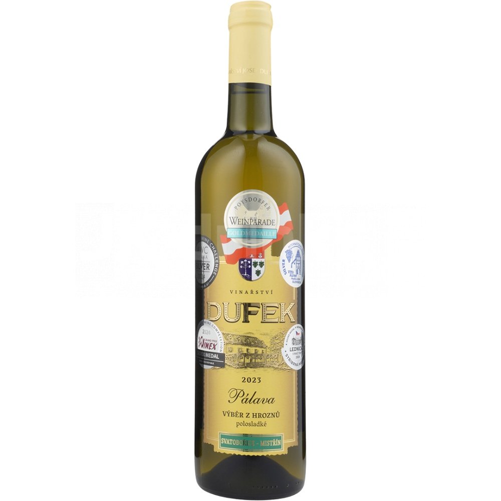 Dufek Pálava Výběr z hroznů 2023 0,75l | JK Drinks shop